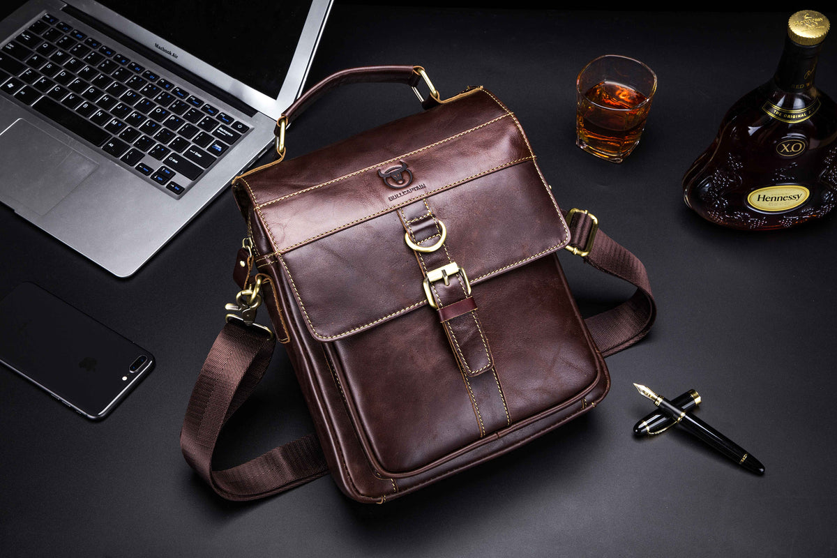 BULLCAPTAIN LEATHER SHOULDER BAG – BULLCAPTAIN STORE